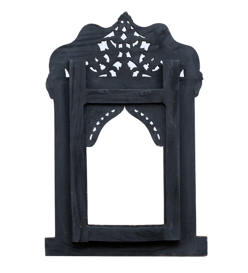 Buy Solid Wood Jharokha in Brown Colour by Designs Craft Online ...