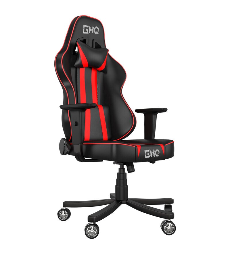 Buy Nintendo Gaming Chair in Black and Red Colour by Gaming HQ Online ...