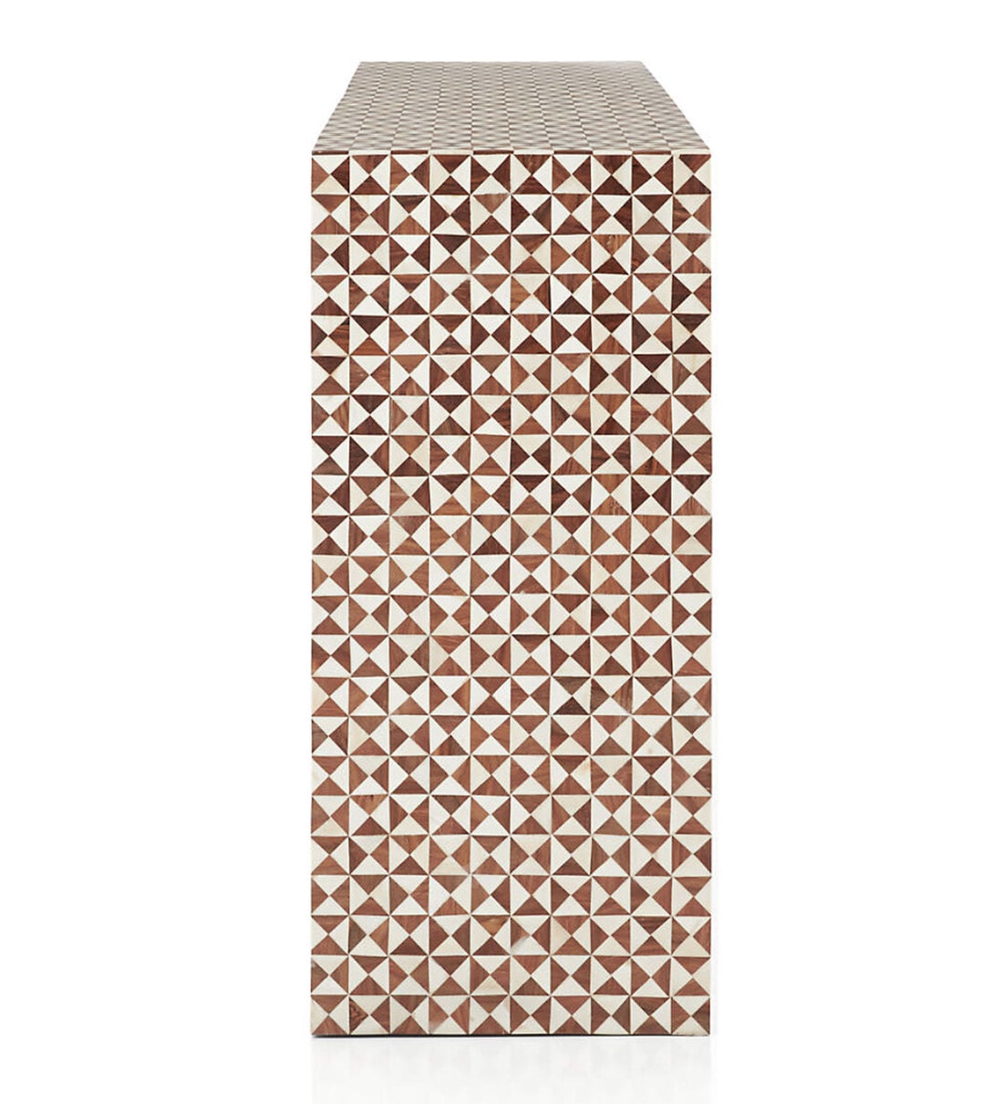 Buy Geo Console Table in Brown Finish by Ziba Homes Online ...