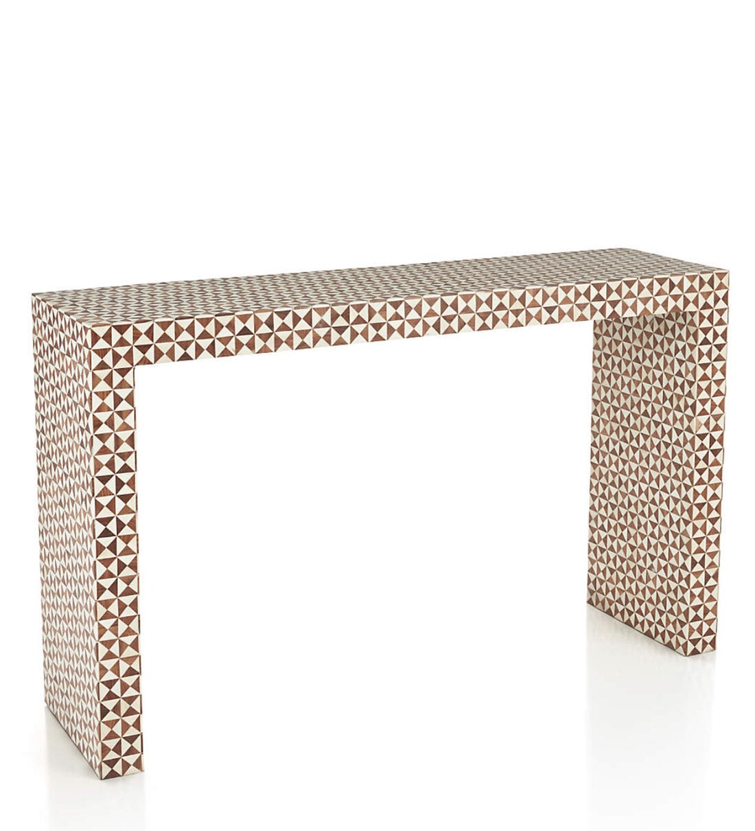 Buy Geo Console Table in Brown Finish by Ziba Homes Online ...