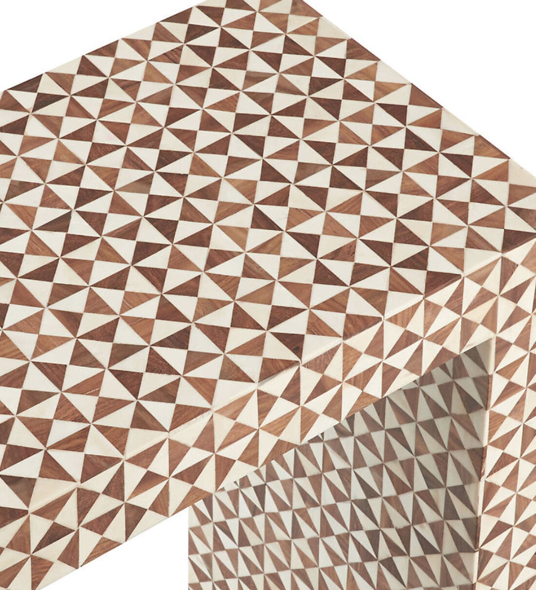 Buy Geo Console Table in Brown Finish by Ziba Homes Online ...