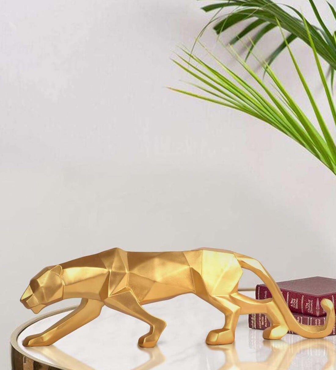 Buy Geometric Panther Resin Animal Figurine by The Artment at 22% OFF ...