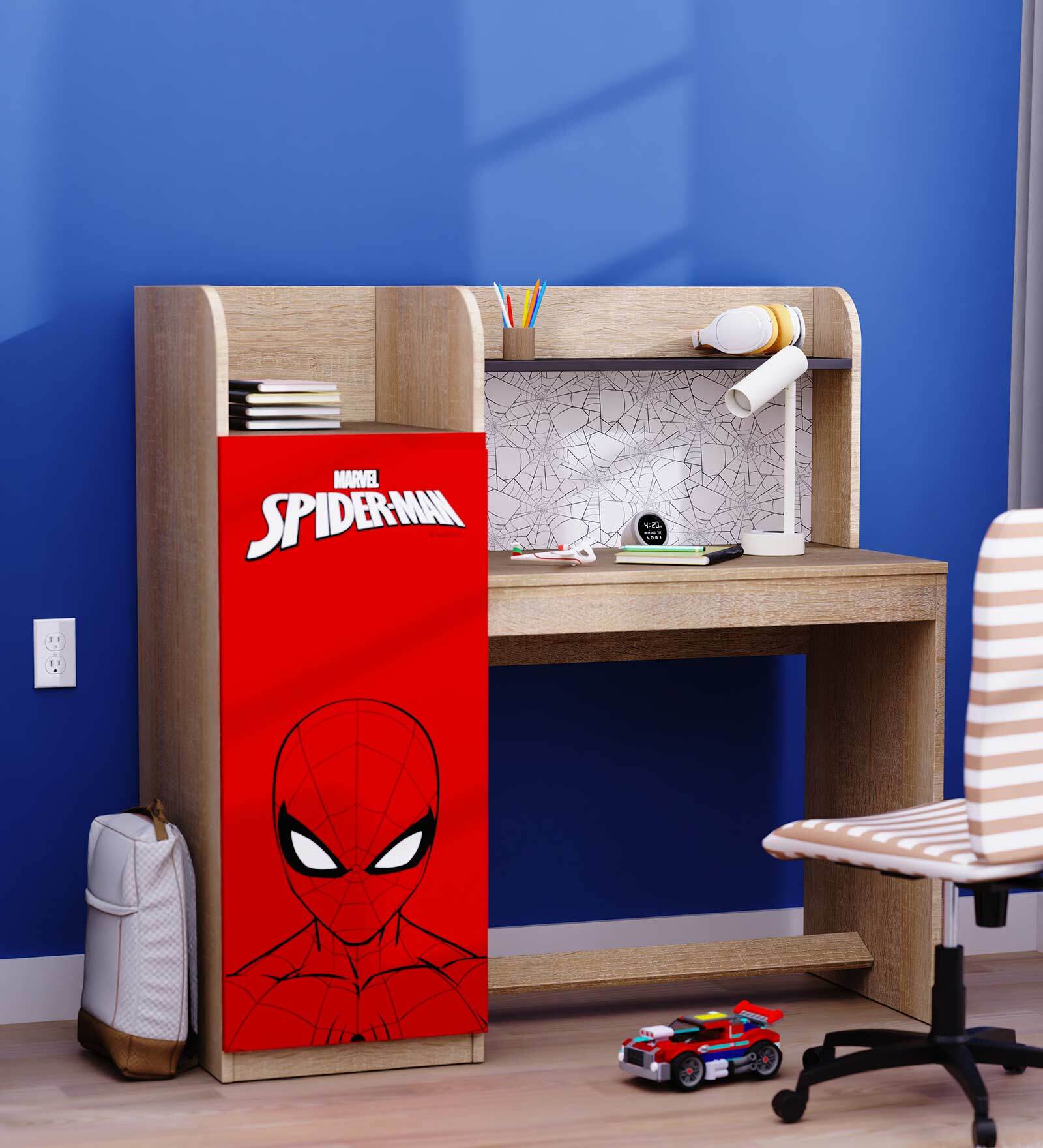 Buy Gen Z Spiderman Kids Study Table in Oak Finish at 20% OFF by Boingg ...