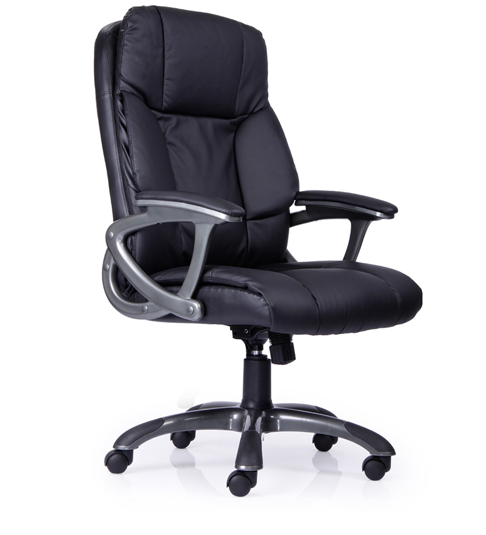 Buy Genius High Back Chair in Black Colour by Durian Online - Executive ...