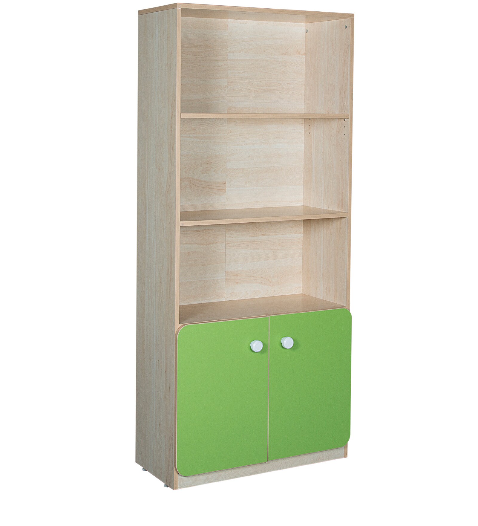 Buy Gia Book Shelf in Golden Maple & Green Colour at 60% OFF by ...