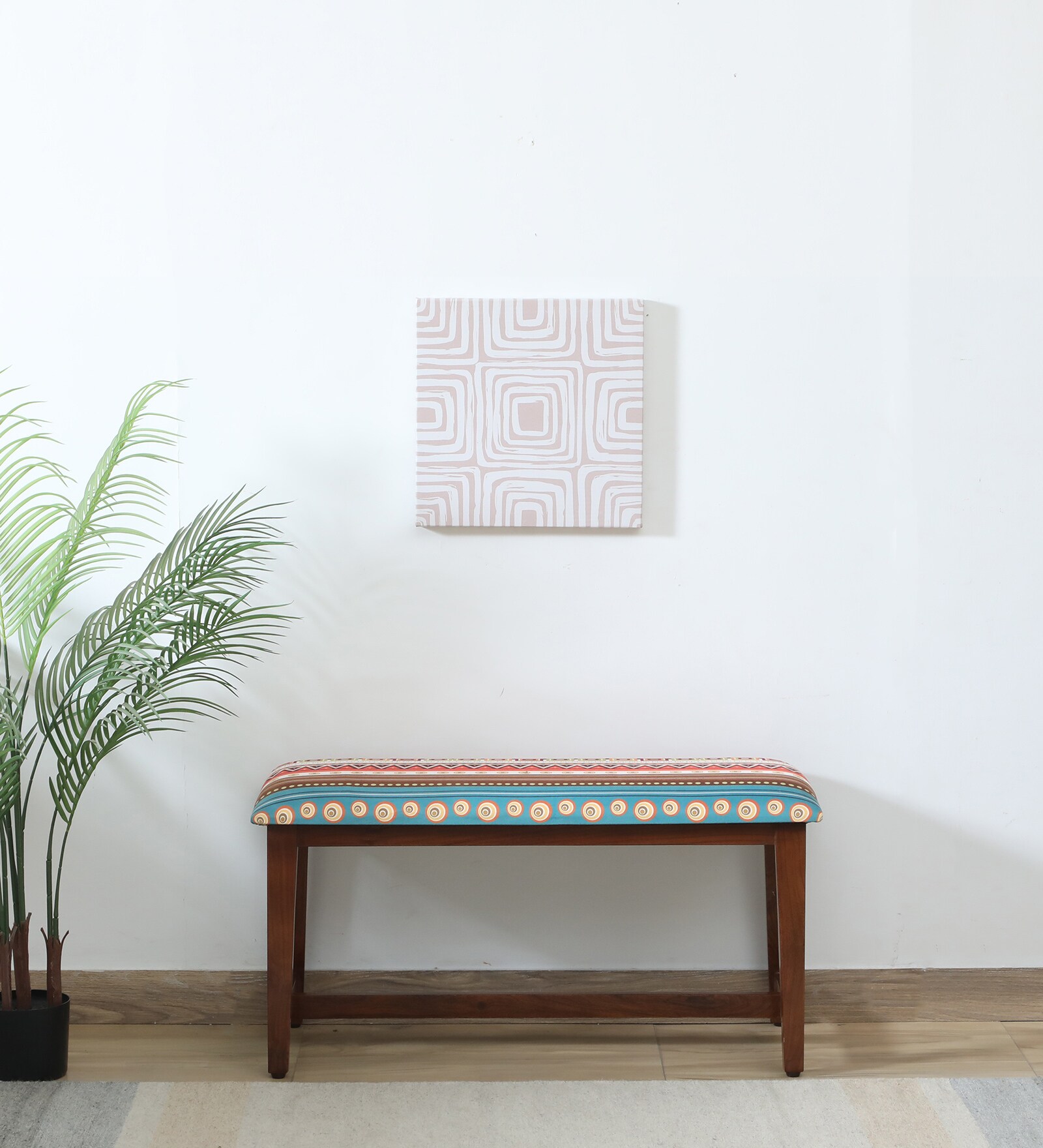 Buy Perch Fabric Bench In Multi Colour at 30% OFF by Globally Indian ...