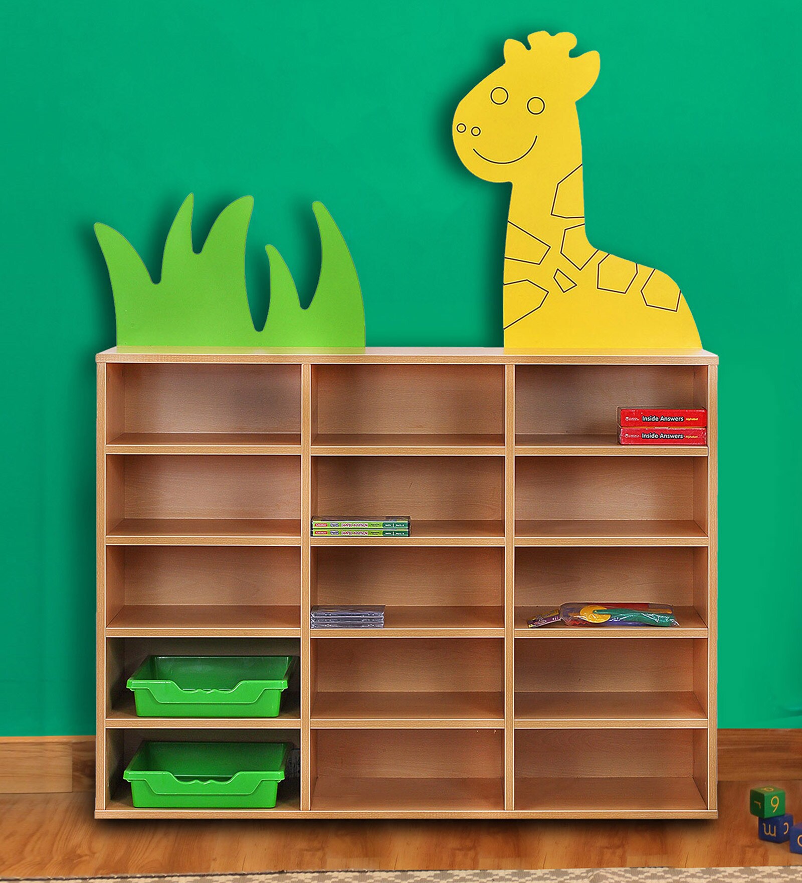 Buy Giraffe Cubby Storage Cabinet By Popcorn Online - Kids Bookshelves ...