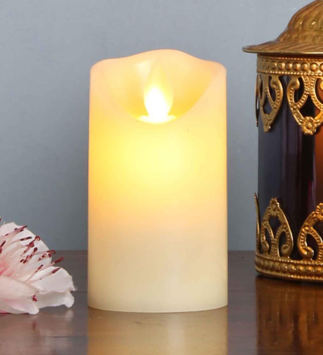 Buy Glamor Moving Led Medium White Decorative Candle at 100% OFF by ...