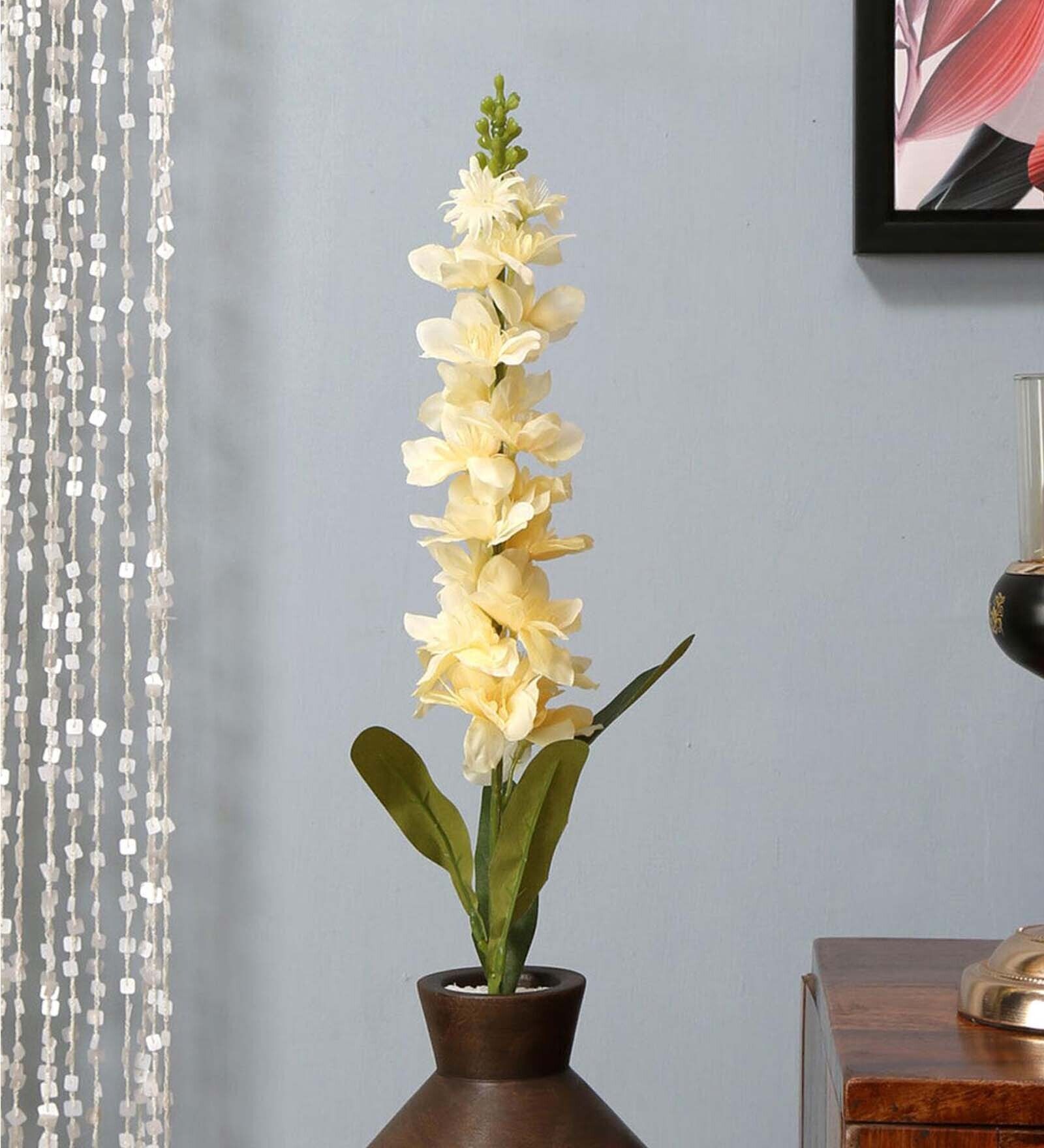Buy Gladious Yellow Cloth Artificial Flowers at 50% OFF by @home ...