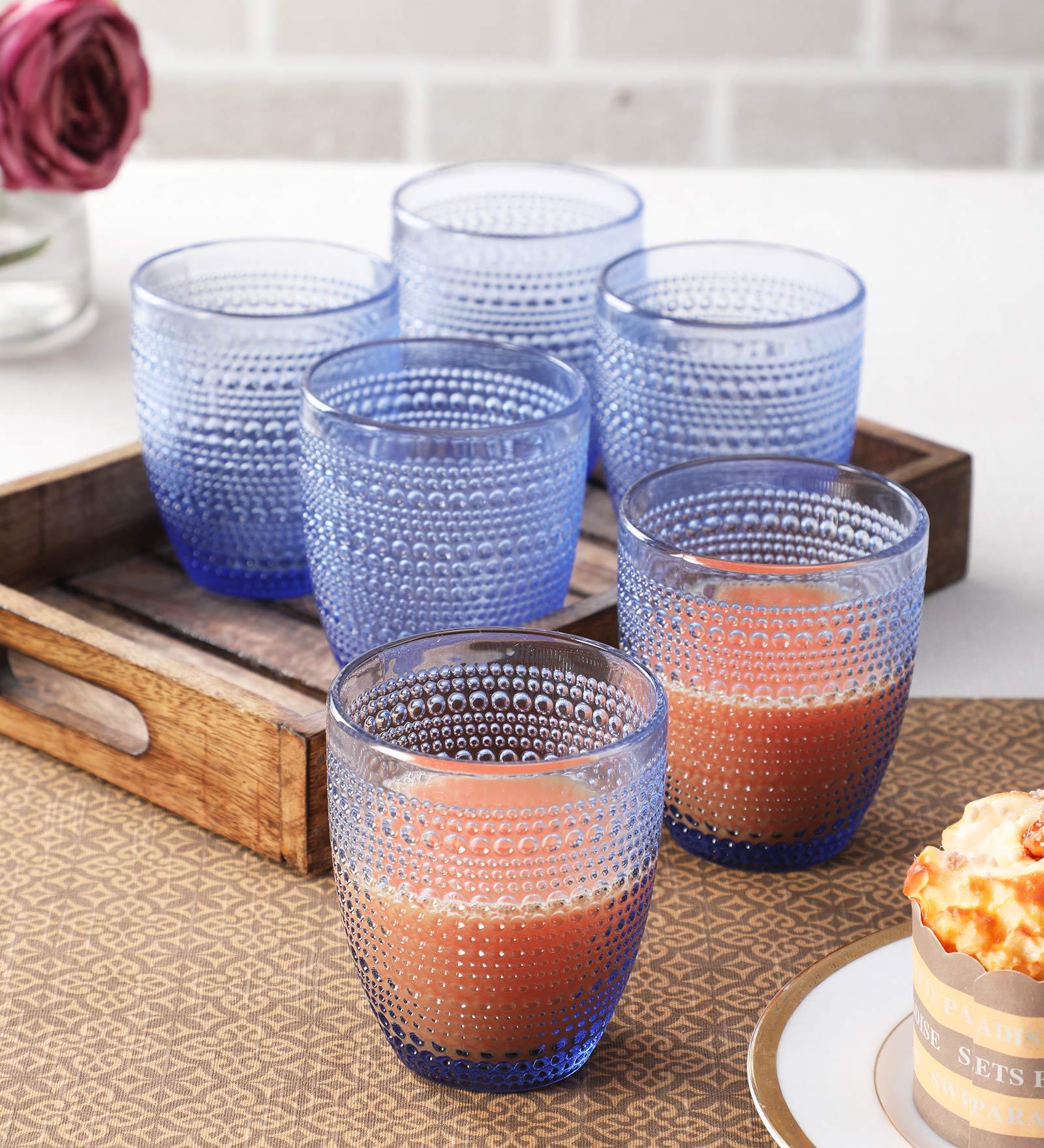 Buy Coloured Dotted 280ml (Set of 6) Cocktail Glass at 21% OFF by ...