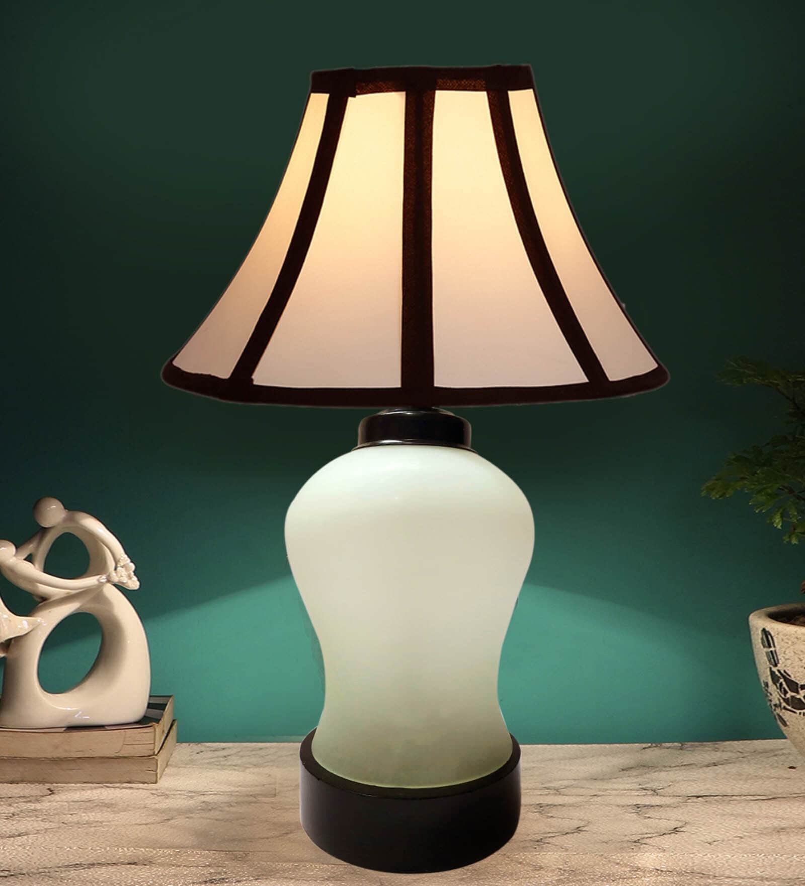 Buy Glass Multicolor Table Lamp at 51% OFF by New Era | Pepperfry