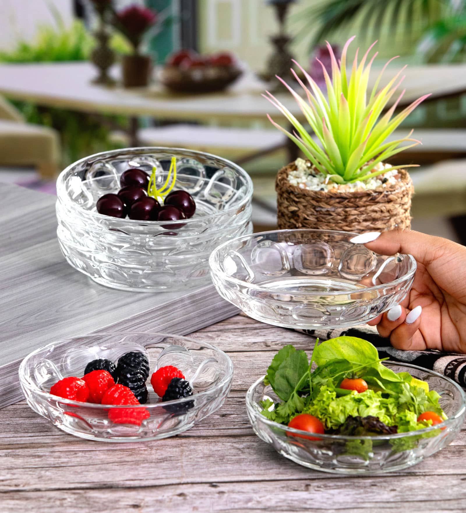 Buy Glass Snack Bowl set of 6pcs at 37% OFF by Luminarc | Pepperfry