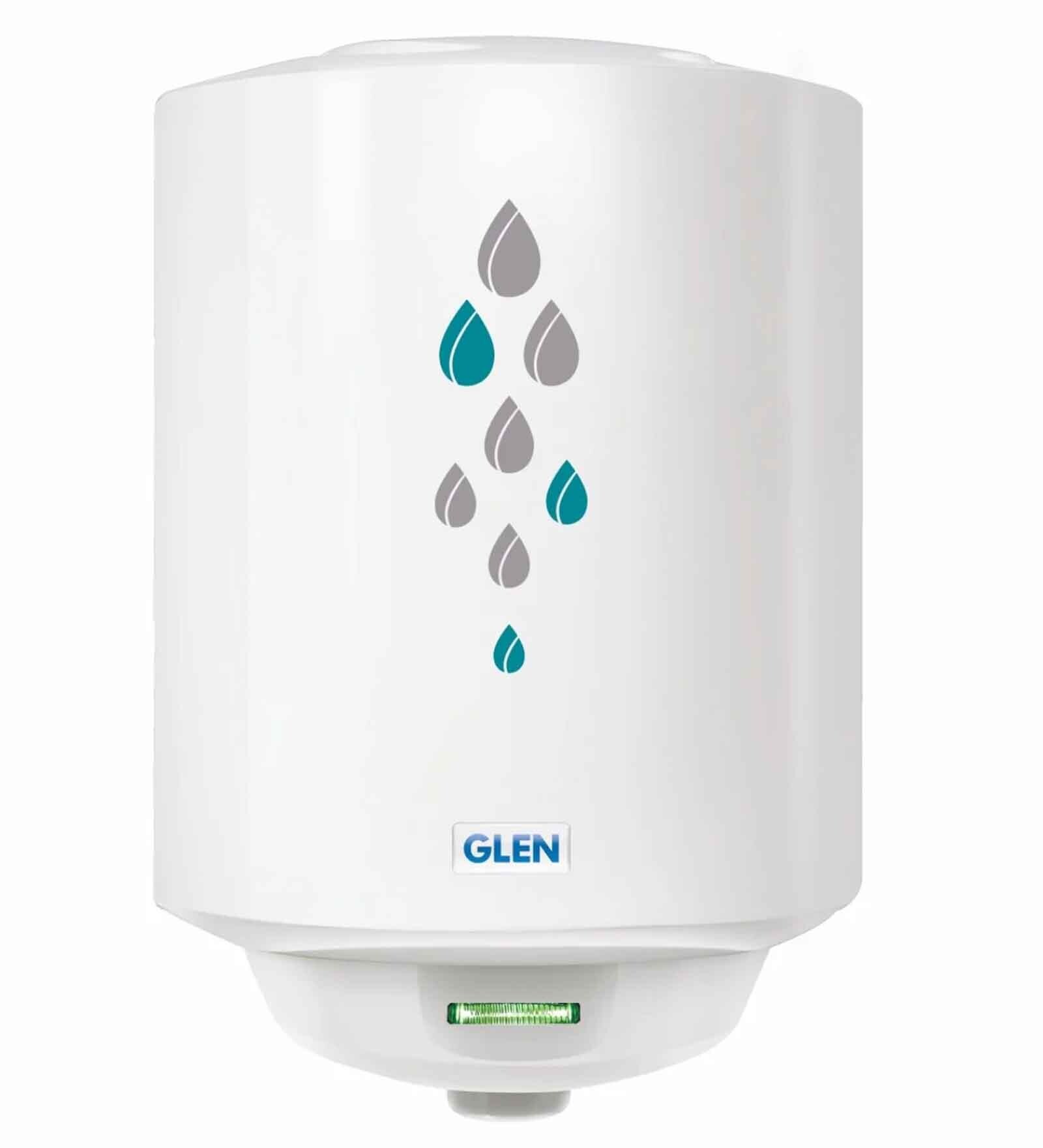 Buy Glen Water Heater 25 Ltr, Metal body (2000W) In White Color at 25% ...