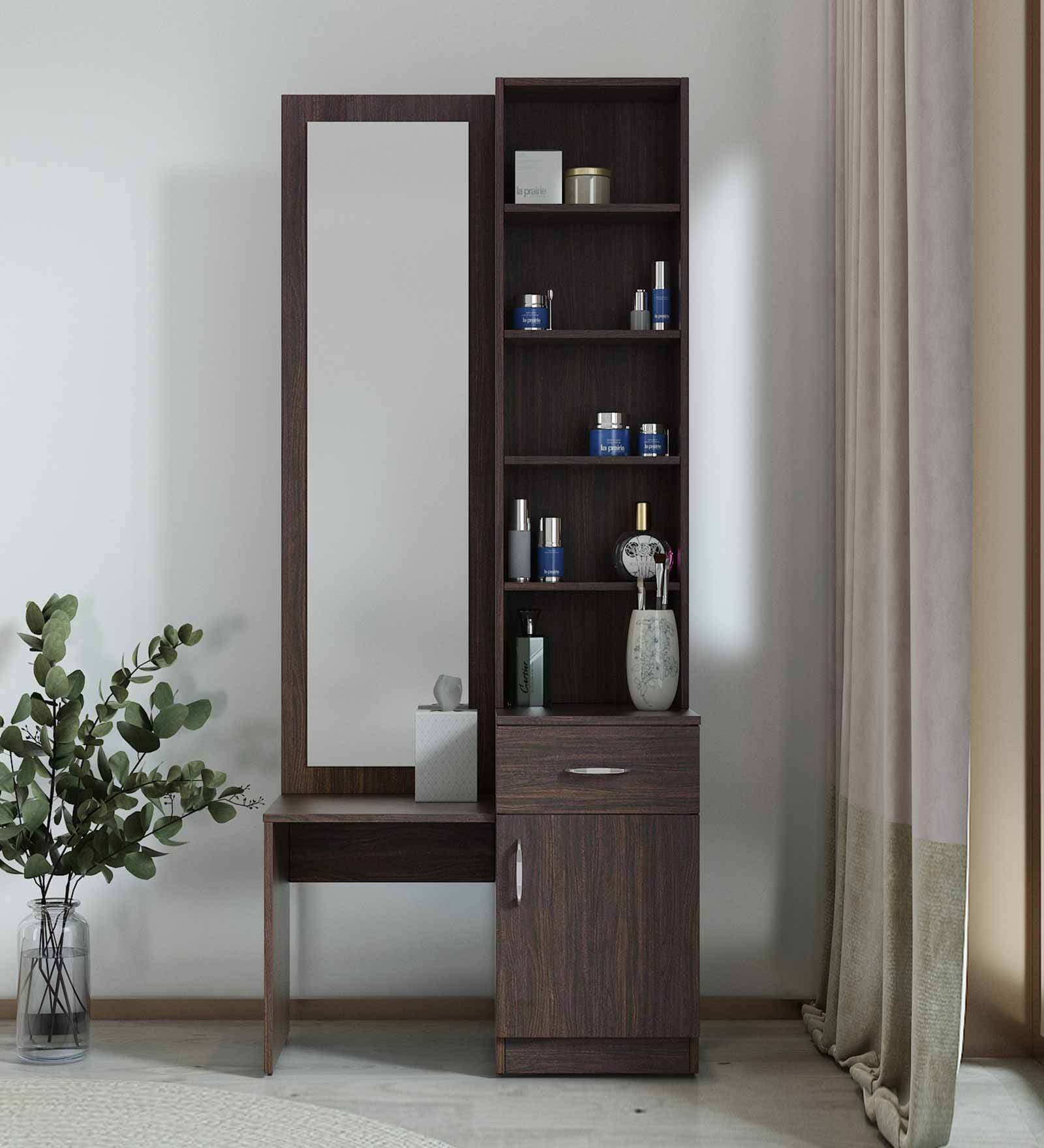 Buy Gloria Dressing Unit in Choco Walnut Finish at 23% OFF by A GLOBIA CREATIONS | Pepperfry