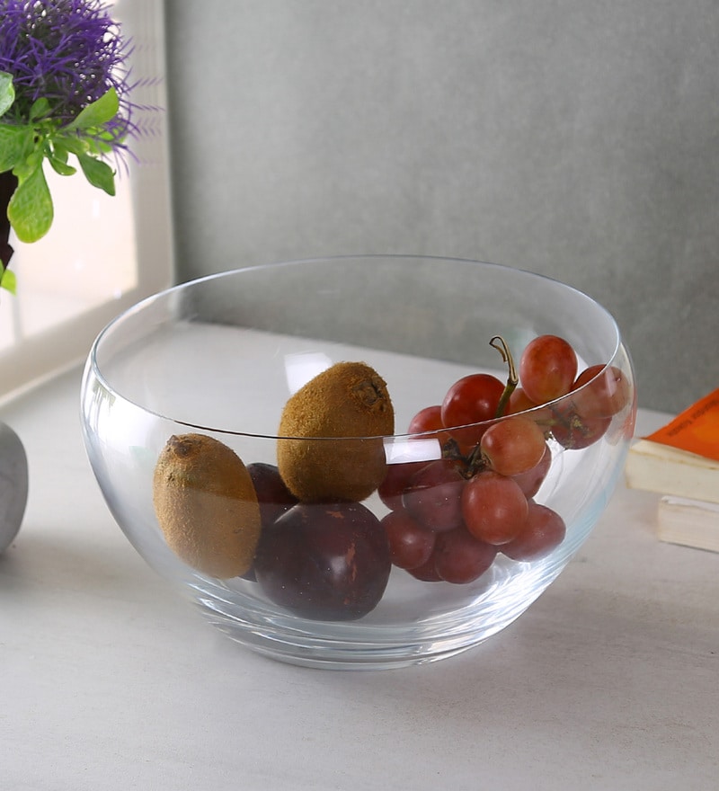 Buy 2.5 Litre Glass Serving Bowl by Bohemia Crystal Online - Serving ...