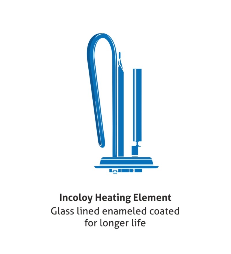 Buy Glen Smart Water heater 15 Ltr, Rust & Shock Proof ABS Body (2000 W ...