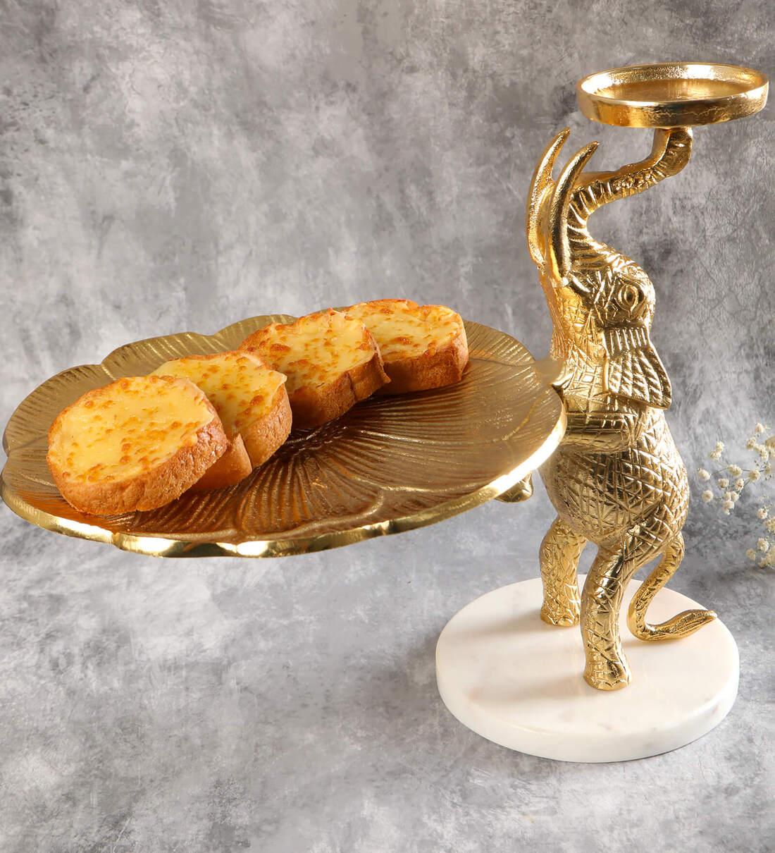 Buy Gold Aluminium 13 Inch Appetizer Platters at 46% OFF by The Home Co ...