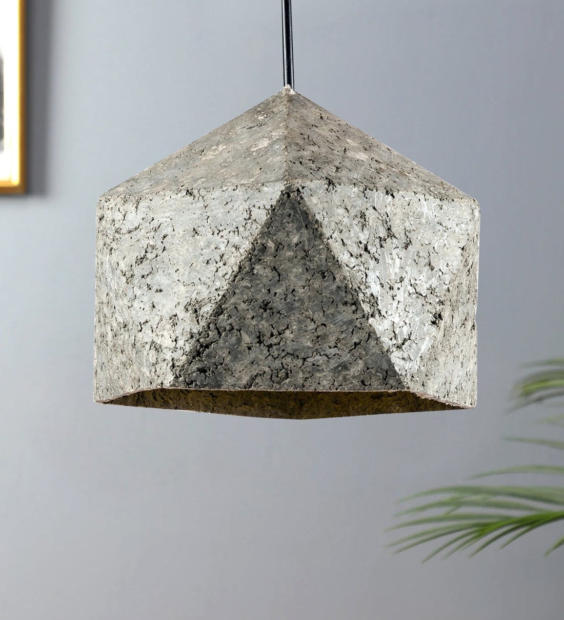 Buy Gold Feather Cement Single Hanging Light by Oorjaa at 17% OFF by ...