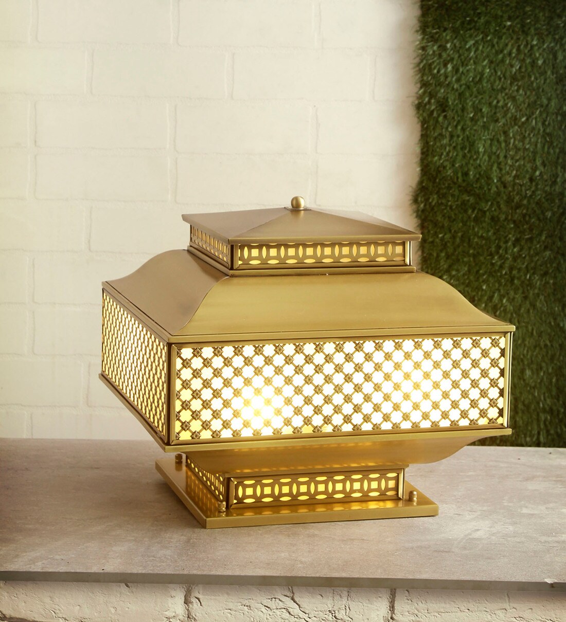 Buy Gold Glass & Metal Torenzo Outdoor by Jainsons Emporio at 19% OFF ...