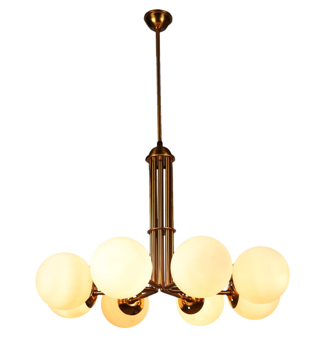 Buy Gold Iron Chandelier by Eliante by Jainsons Lights Online - Globe ...