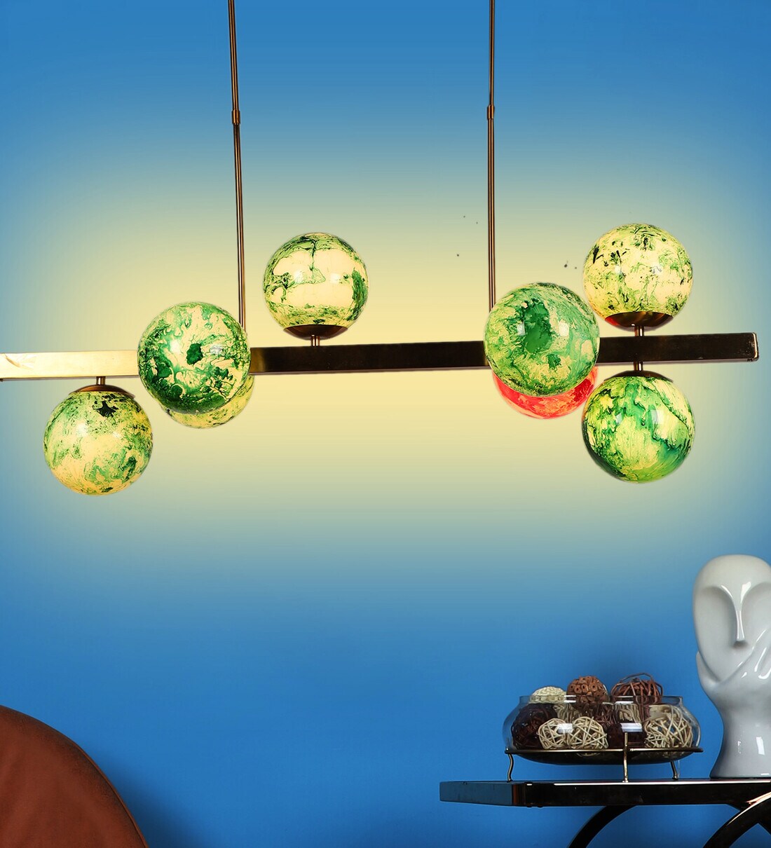 Buy Vespera Gold Iron Hanging Light at 29% OFF by Eliante by Jainsons ...