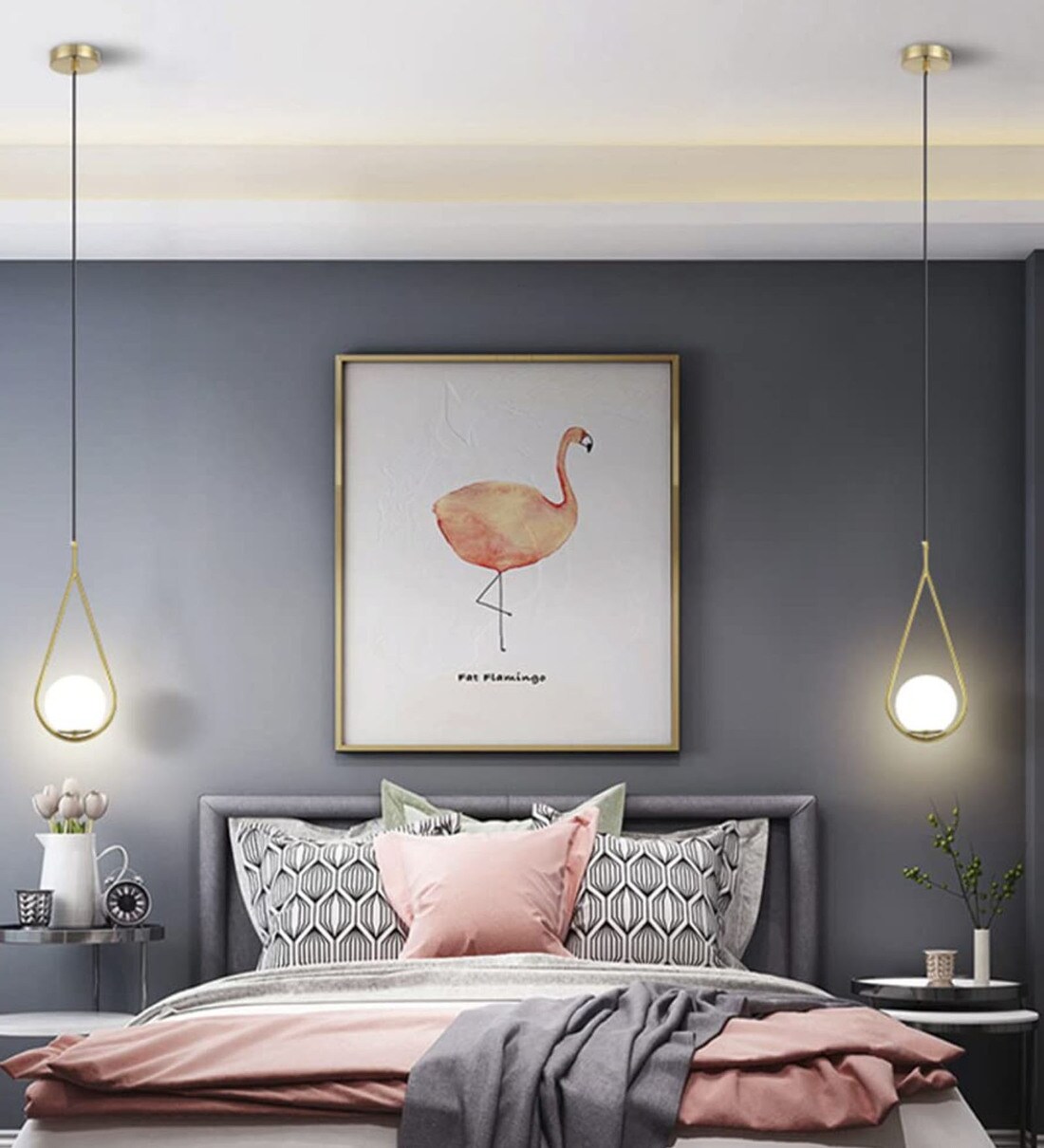 Buy Gold Metal Darwin Hanging Pendant Light By Wakefit Online - Cluster ...