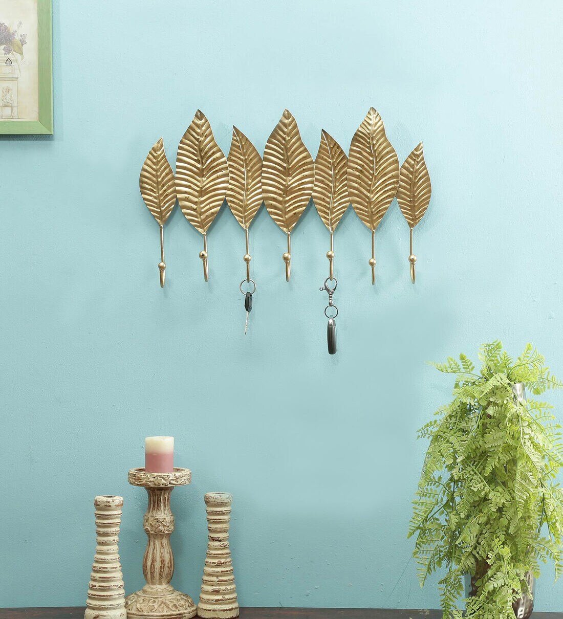 Buy Golden 7 Leaf Hanger Key Holder at 7% OFF by The SK Creative Arts ...