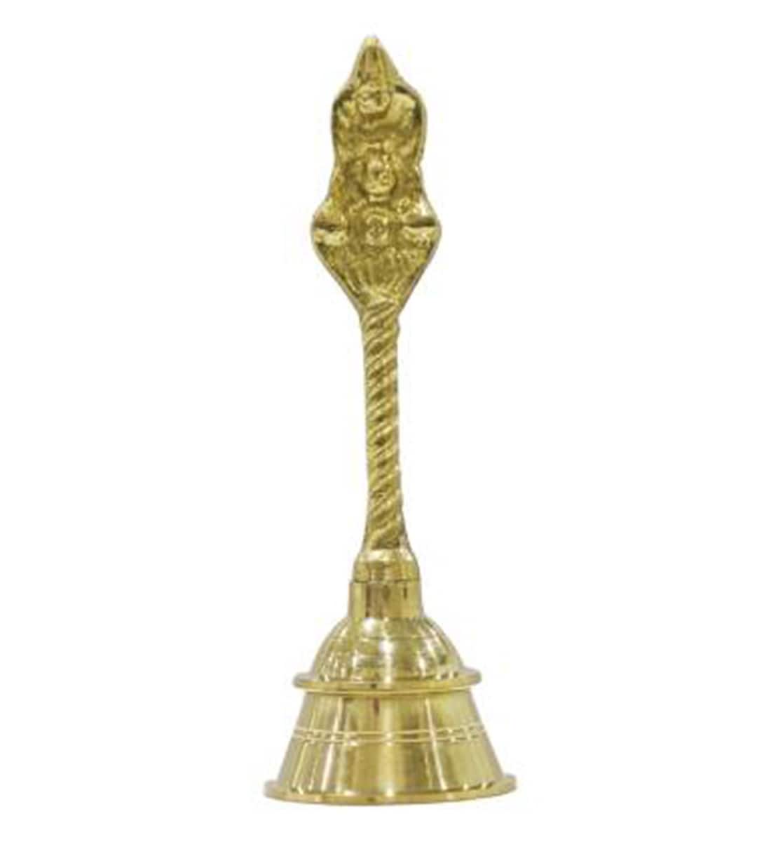 Buy Golden Brass Puja Bell By Arghyam Online - Bells - Bells - Home ...