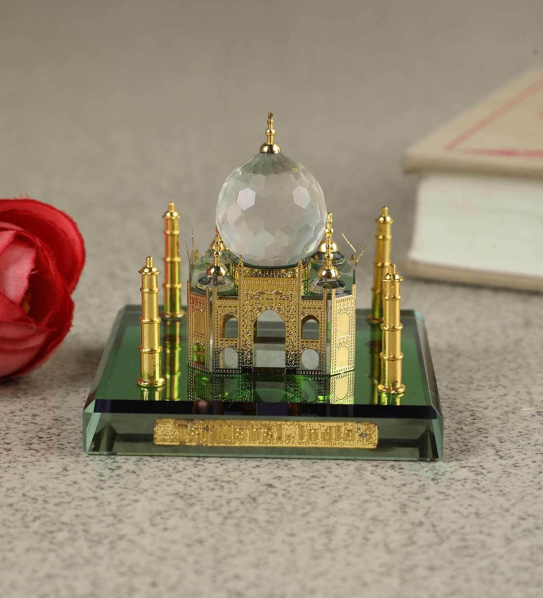 Buy Golden Brass Monument by Exim Decor Online - Monuments Decor ...