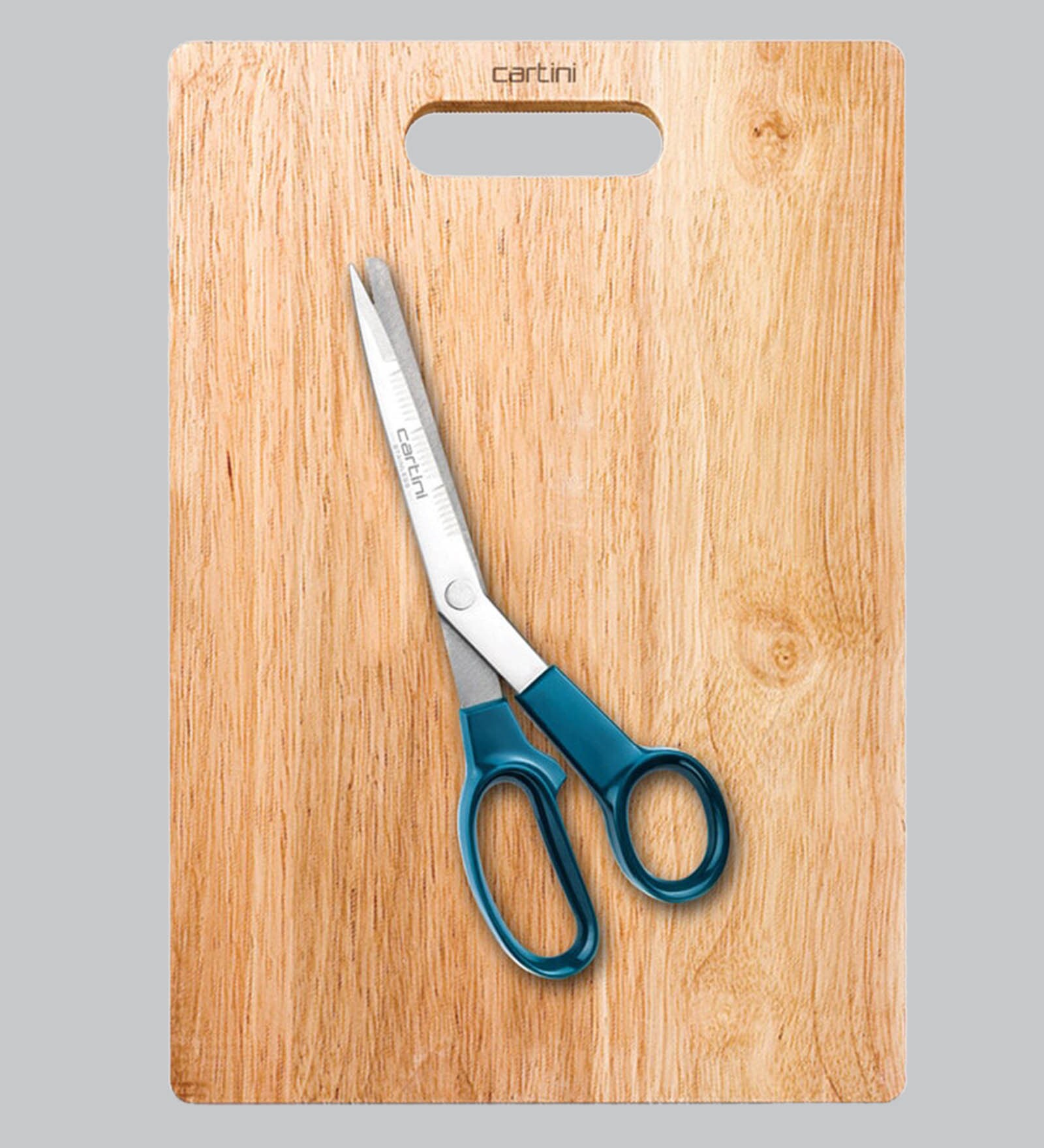 Buy Godrej Cartini Stainless Steel Leaf Cutting Scissor with Rubberwood ...