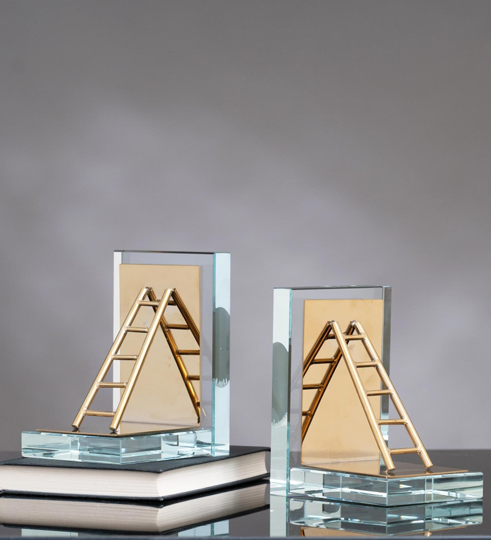 Buy Gold & Crystal Titanium Crystal Desk Organizers By La Muse at 18% ...