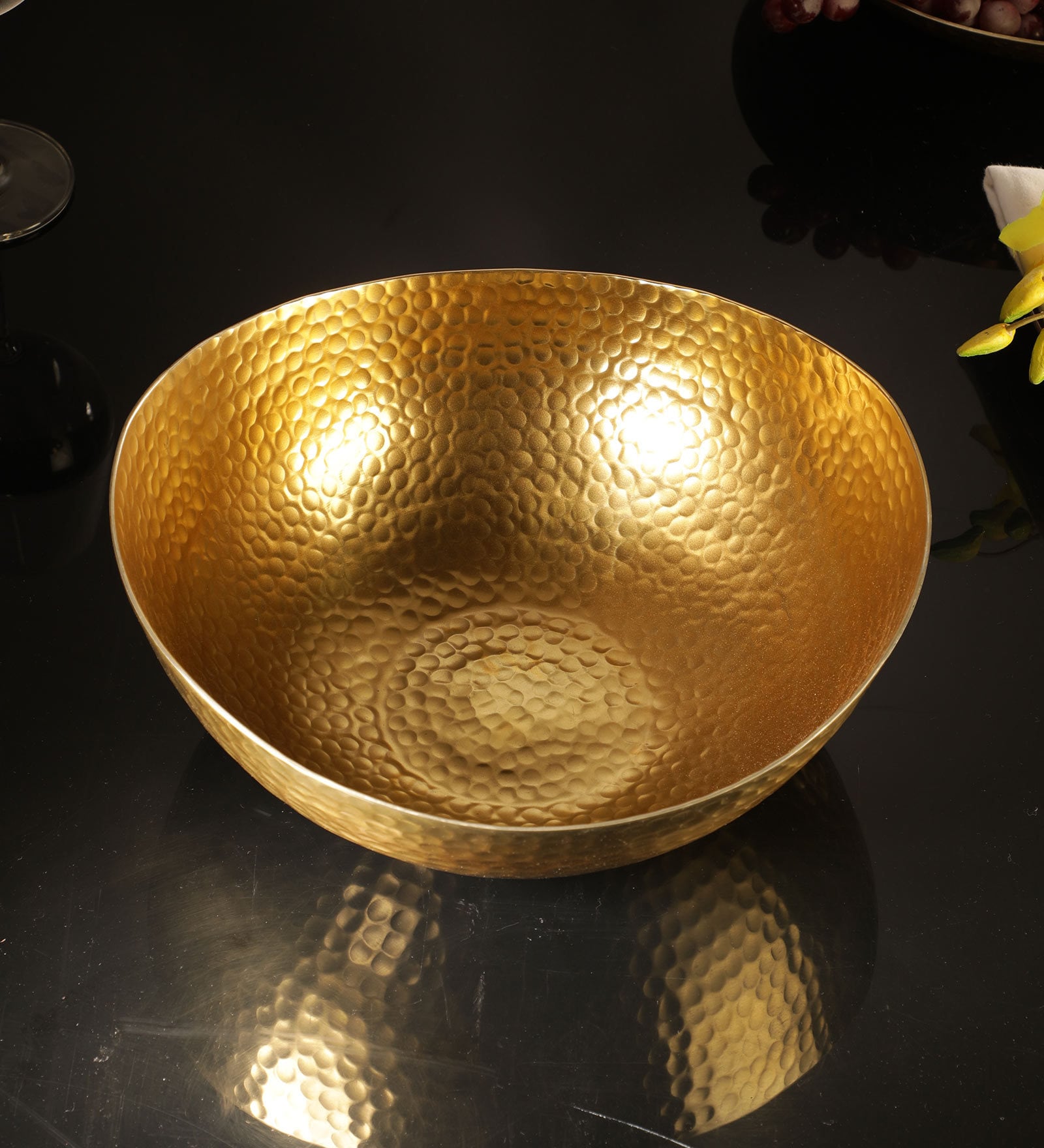 Buy 4.69 Litre Aluminium Serving Bowl by Saaga Online - Serving Bowls ...