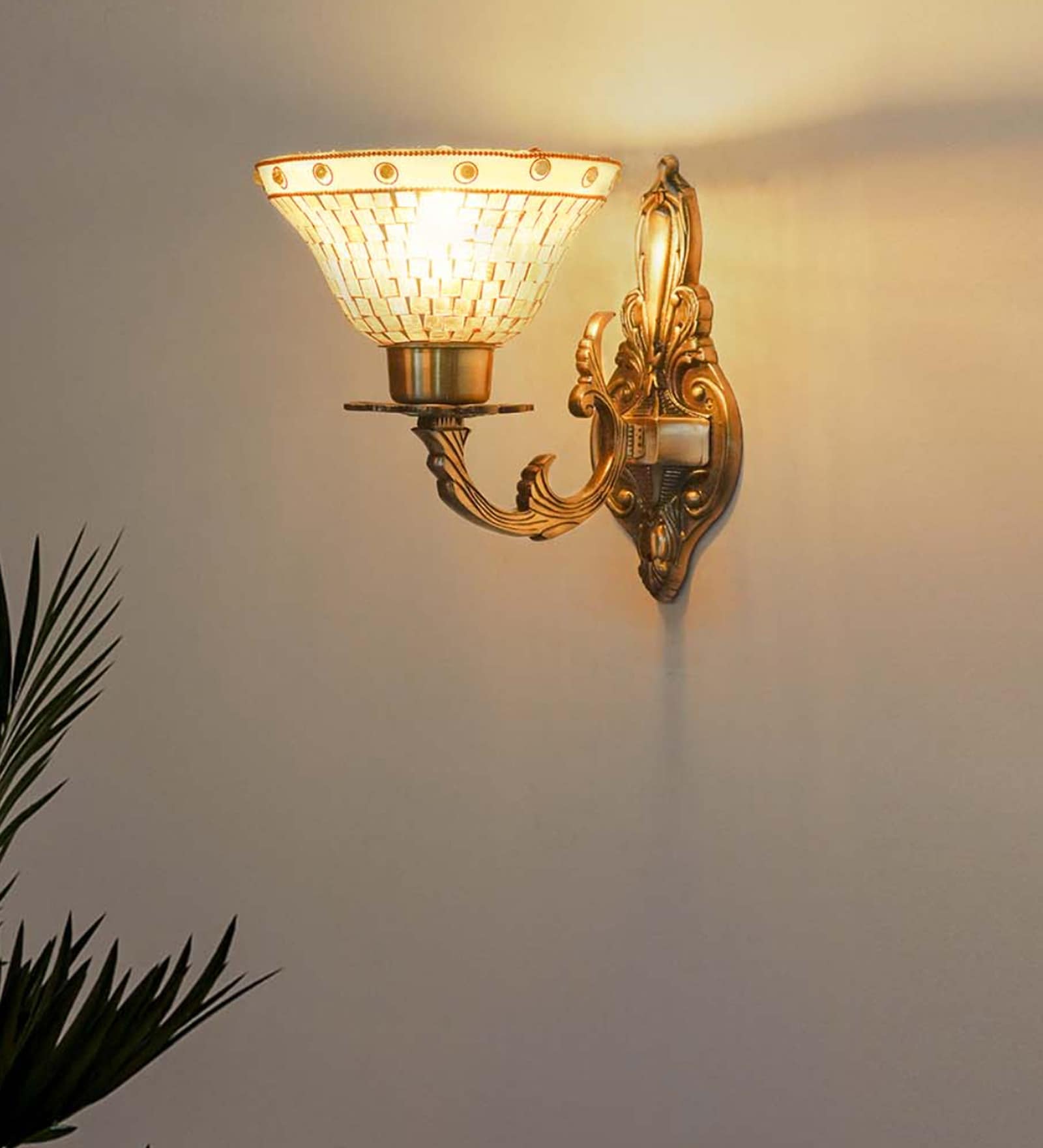 Buy Bendigo Gold Aluminium Wall Sconces by Fos Lighting at 31% OFF by ...