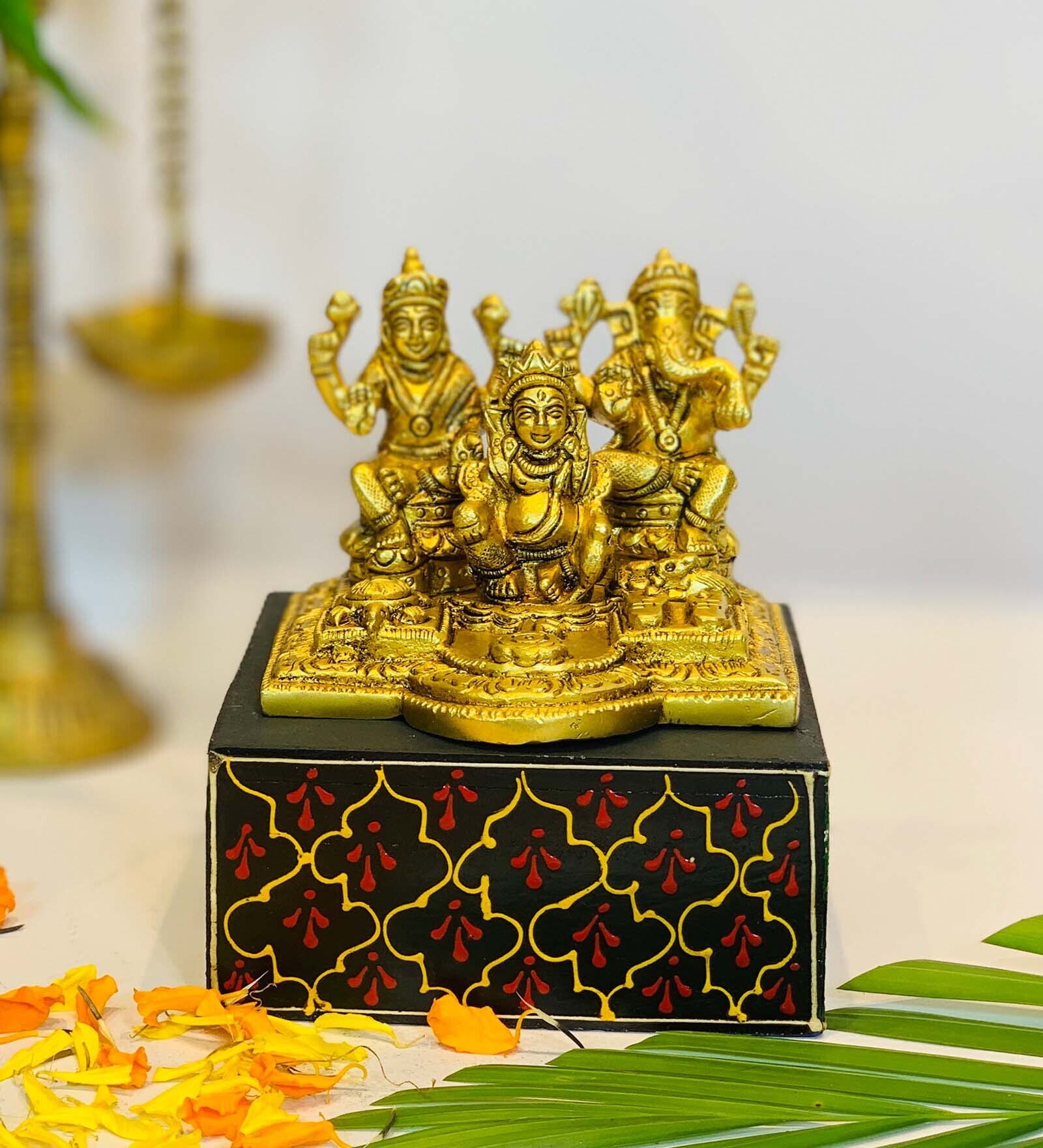 Buy Gold Brass Dhankunj Idol at 25% OFF by Suriti the culture shop ...