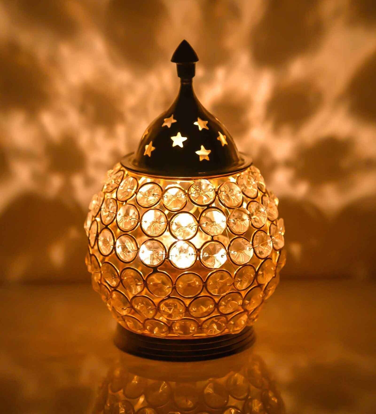 Buy Gold Brass Diya at 41% OFF by CraftVatika | Pepperfry