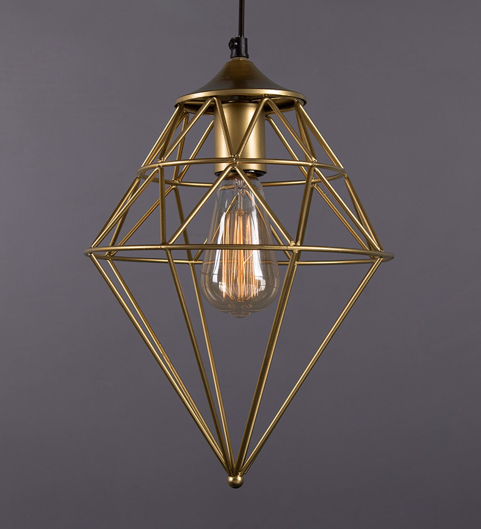 Buy Hercules Gold Metal Hanging Light at 68% OFF by Homesake | Pepperfry