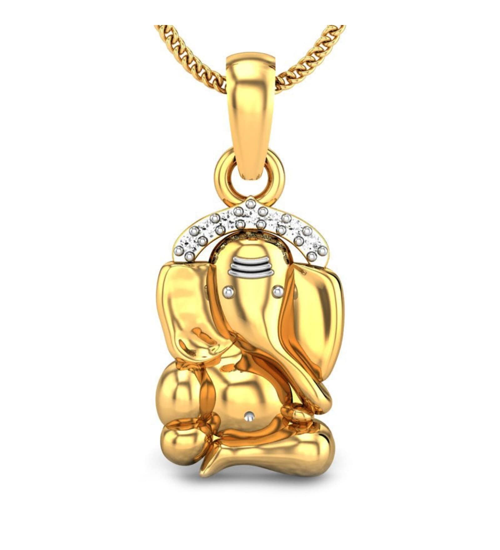 Buy Ganesh Gold 3.92 Grams BIS Hallmark Pendant at 8% OFF by Candere By ...