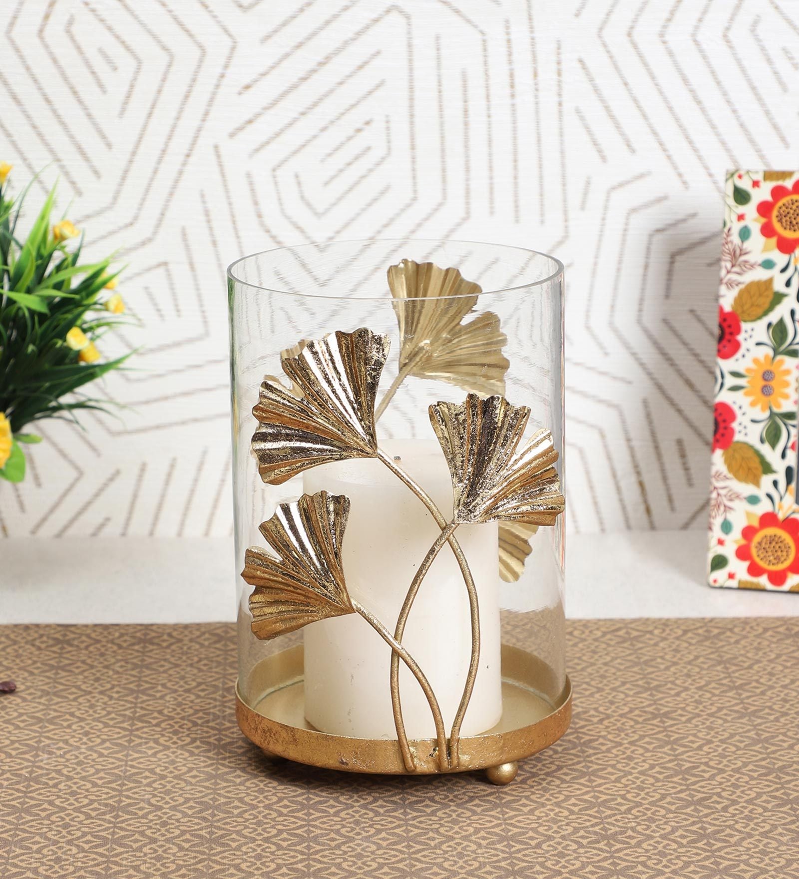 Buy Gold Metal Table Candle Holder by Global Glory at 100% OFF by ...
