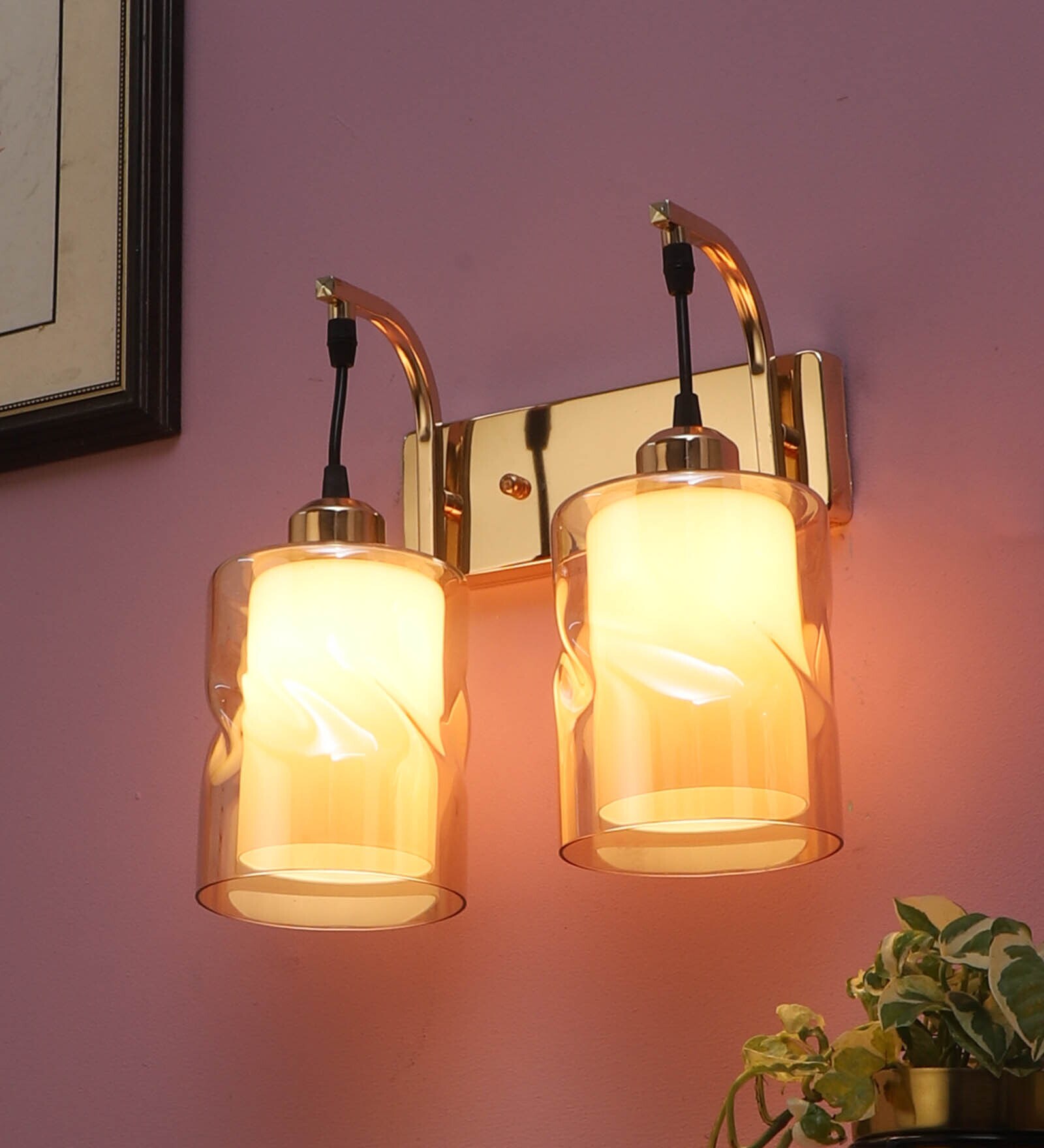 Buy Gold Mild Steel Wall Light by LeArc Designer Lighting at 35% OFF by ...