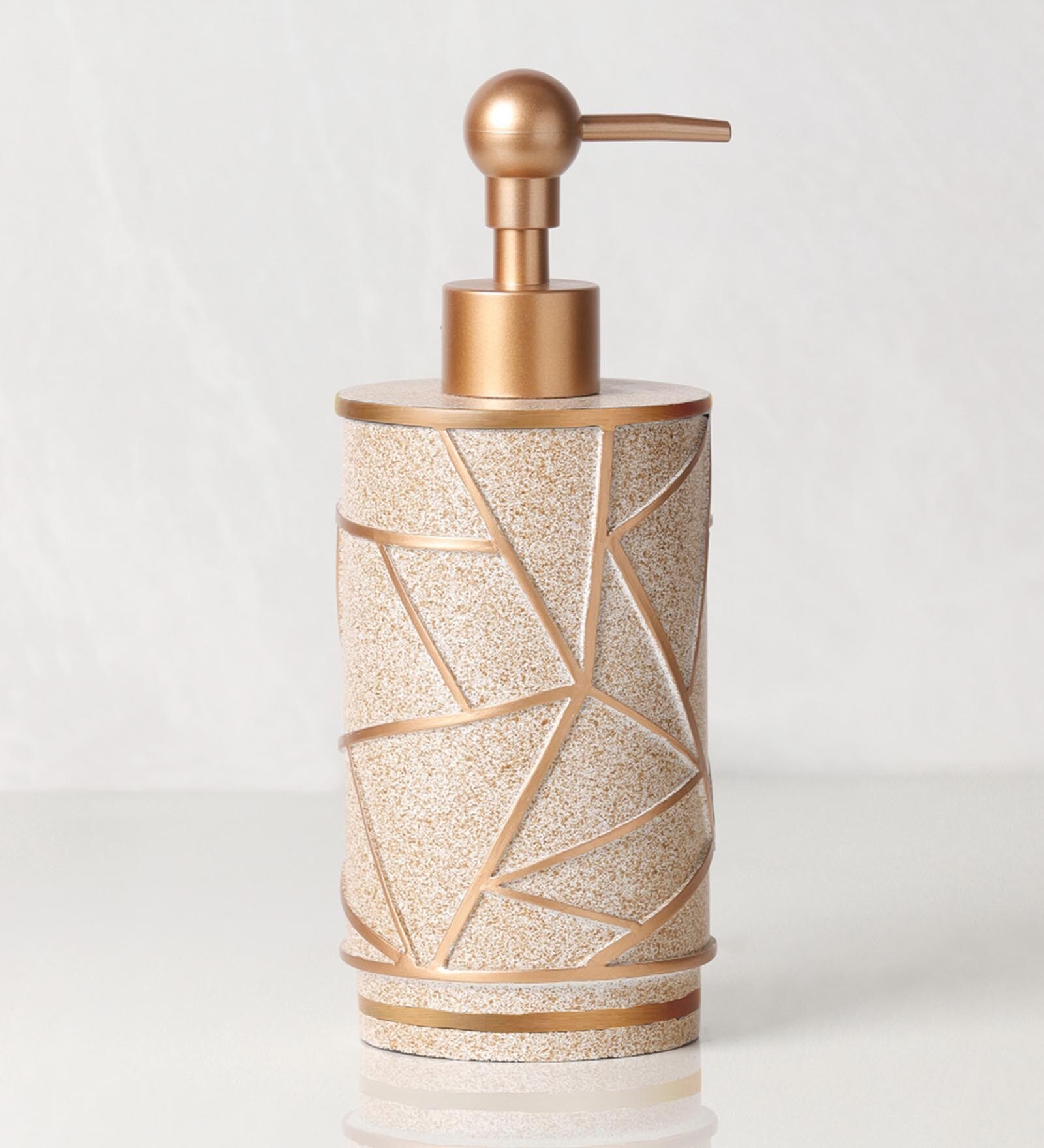 Buy Gold Polyresin Soap Dispenser (380 Ml) at 10% OFF by Obsessions ...