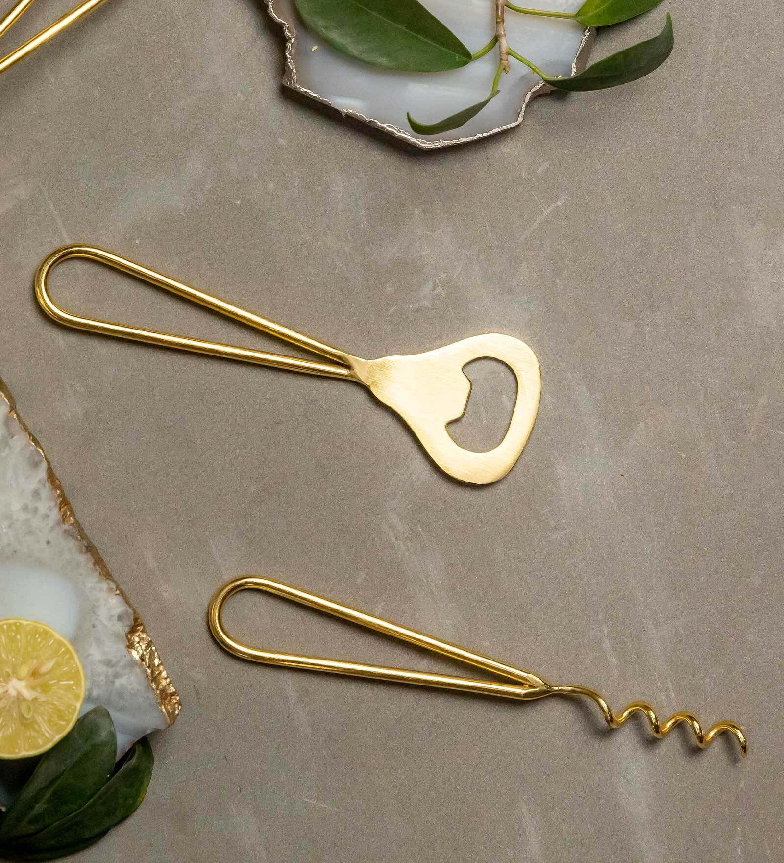 Buy Gold Stainless Steel Loop Bar Tools, Set of 3 by Logam at 35% OFF ...