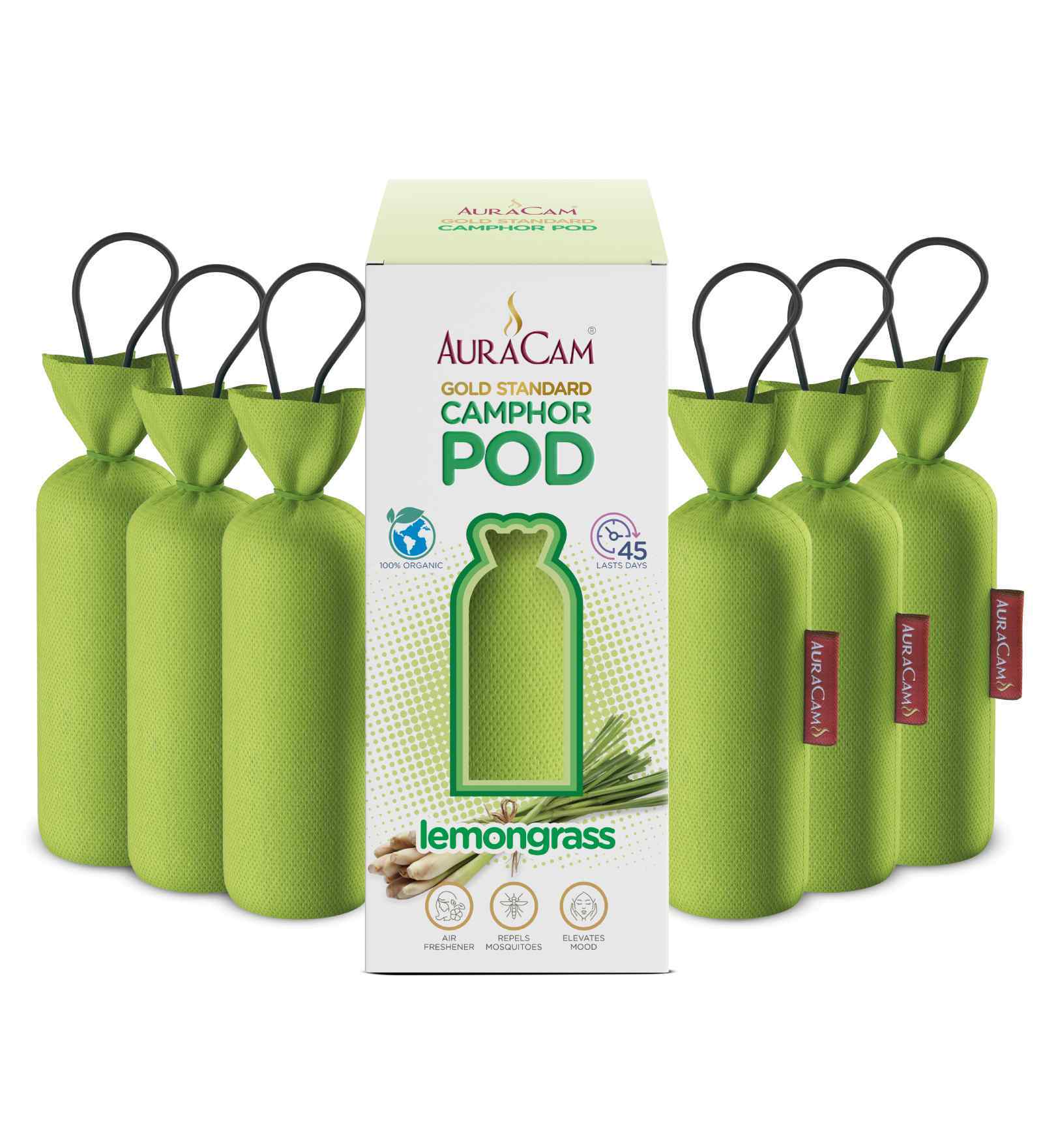Buy Gold Standard Camphor Pod Cone Lemongrass- Set of 6 at 100% OFF by ...