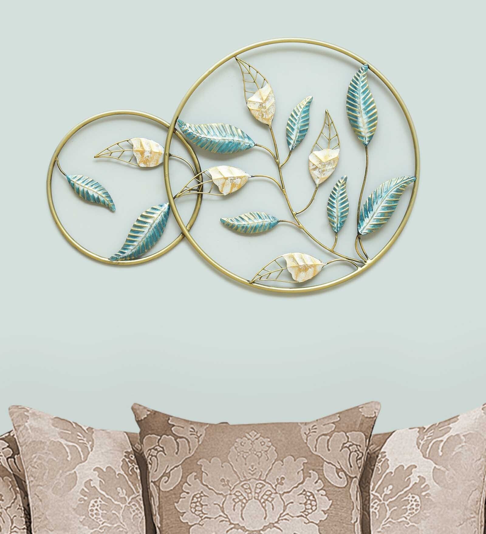Buy Golden Iron Layla Leaf Family Wall Decor at 21% OFF by Vedas ...
