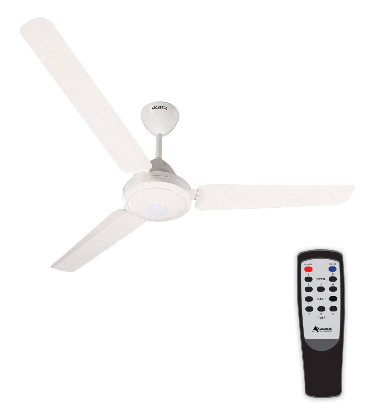 Buy Efficio 900 mm White Ceiling Fan with Remote Control by Gorilla ...