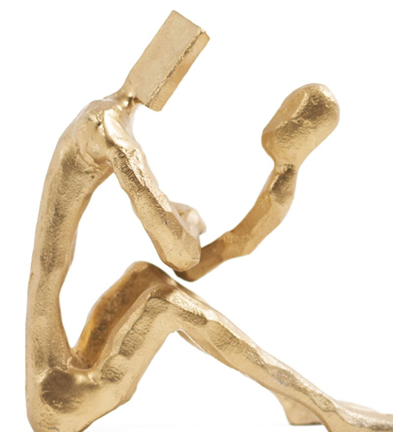 Buy Gold Metal Sculpture by Casa Decor Online - Animal Figurines ...