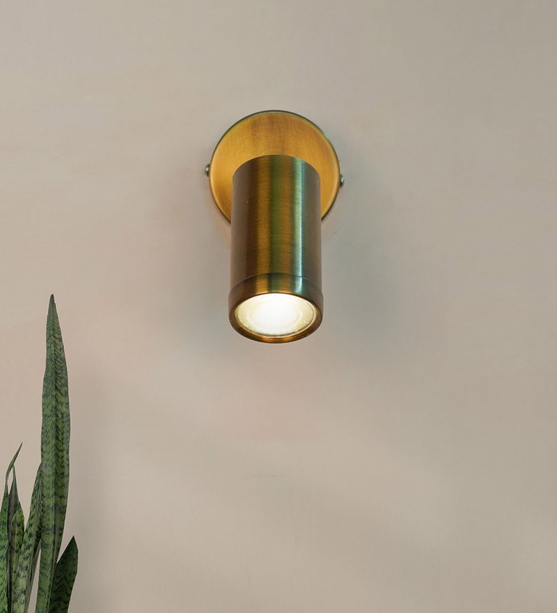 Buy Gold Steel Spot Light By Fos Lighting Online - Spot and Track ...