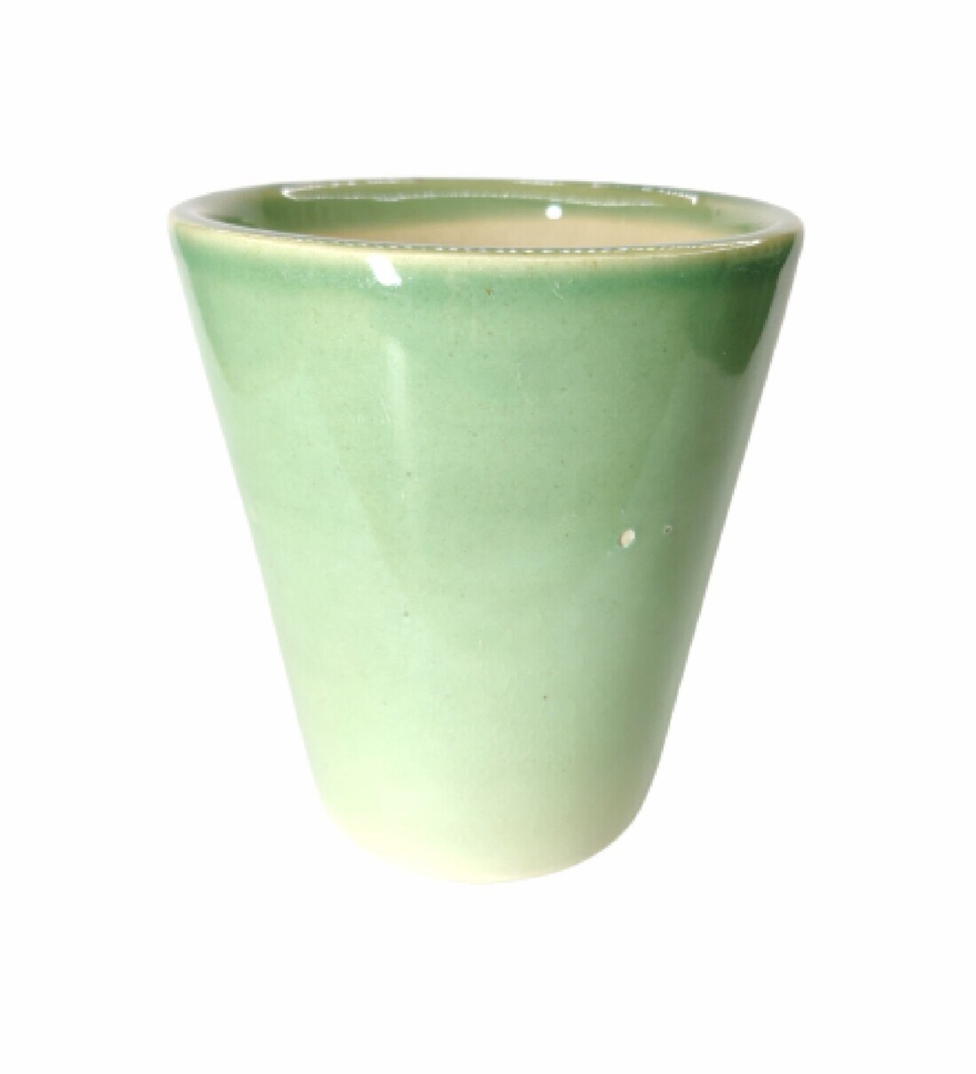 Buy Green Ceramic Planter By Rethink and revive Online - Desk Pots ...
