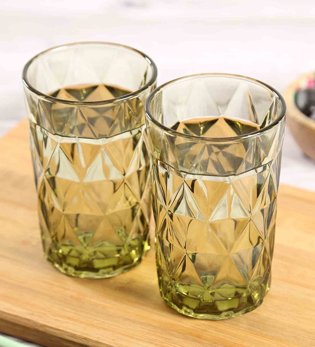 Buy Green 350ml (Set of 2) Everyday Glass at 16% OFF by India Circus by ...