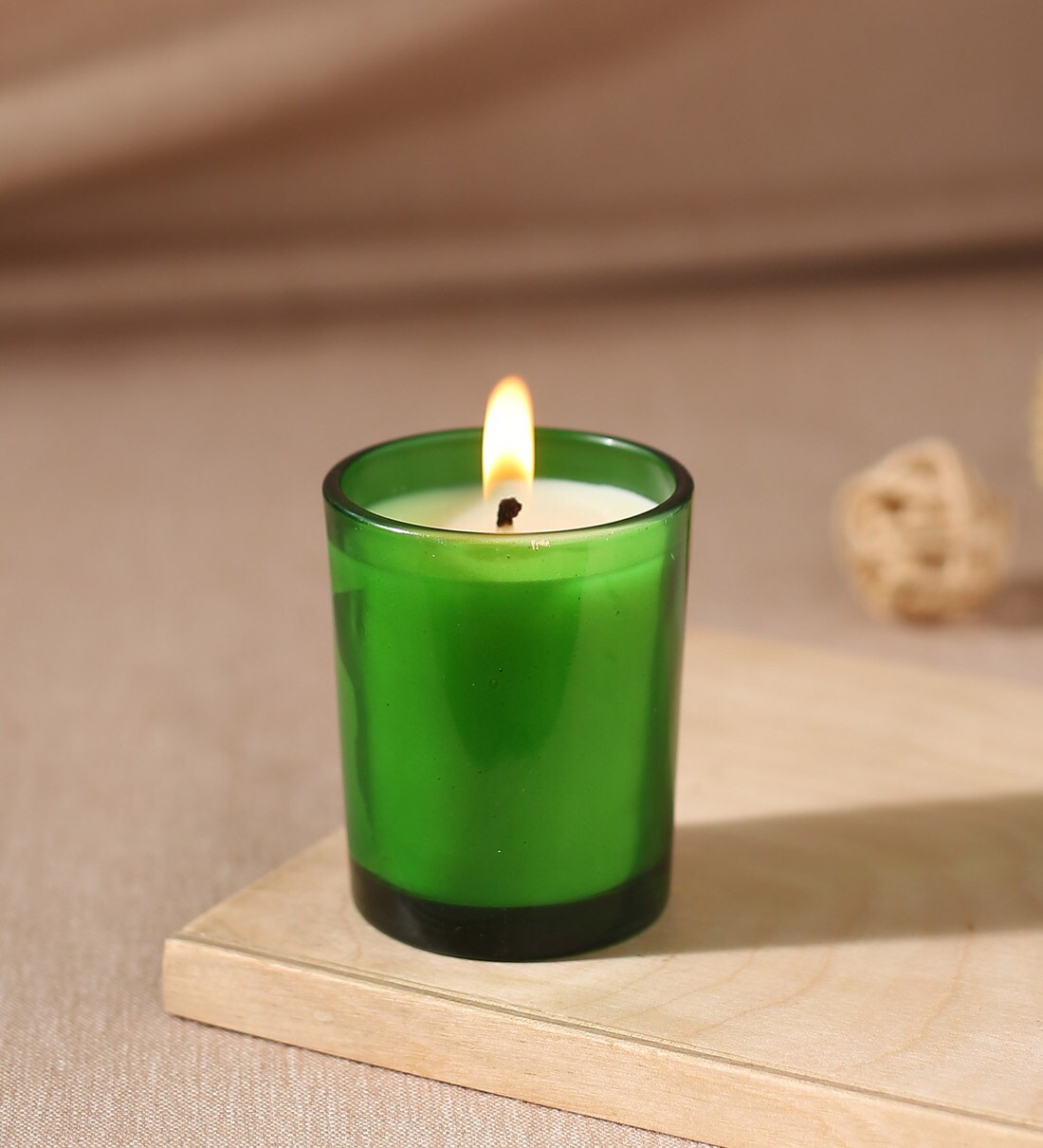 Buy Green Jasmine Oud Colour Votives Candle By Aroma India at 49% OFF ...