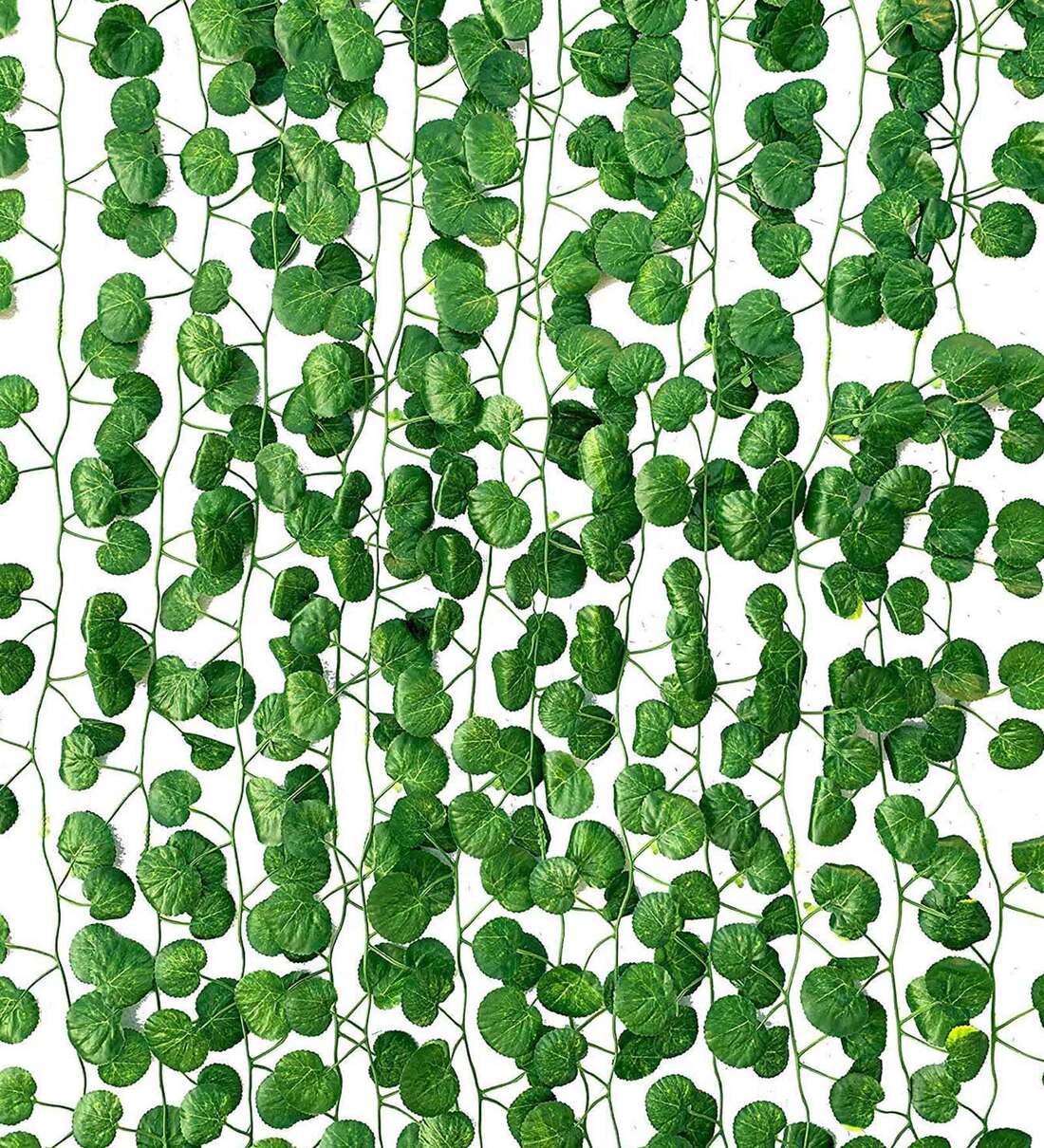 Buy Polyester Green Begonia Creeper Without Pot Artificial Plants ...